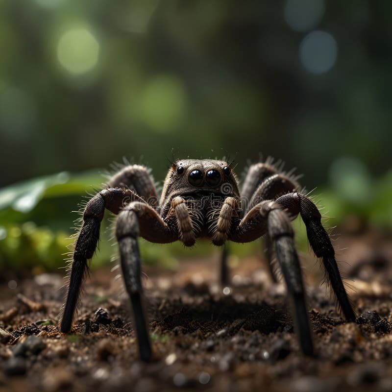 The Tiny World of Tarantula Macro and Micro Photography with Dew Stock ...
