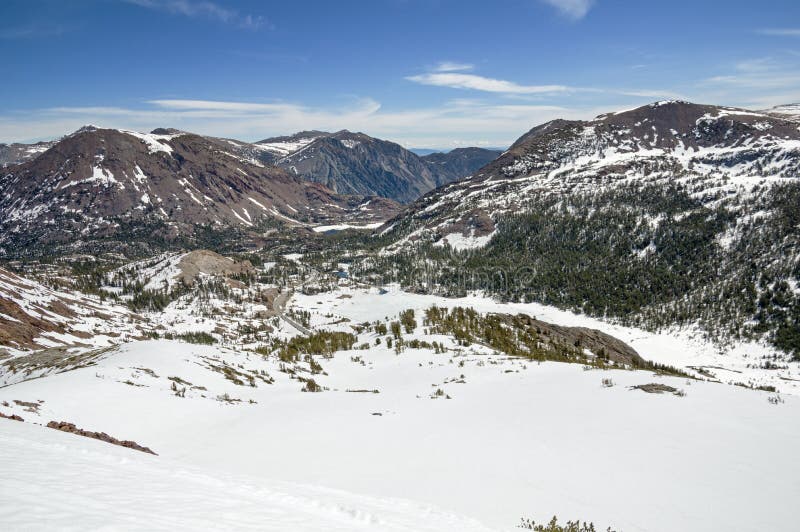 Tioga Pass stock photo. Image of snowy, highway, sierra - 84801180