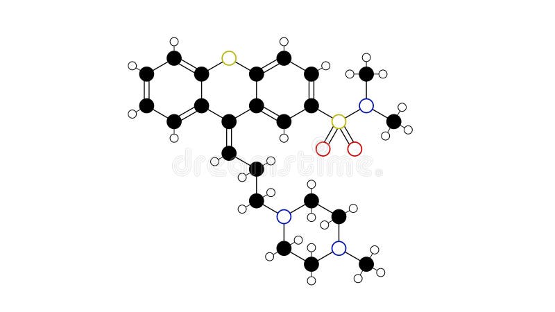 Tiotixene Molecule Stock Illustrations – 4 Tiotixene Molecule Stock ...