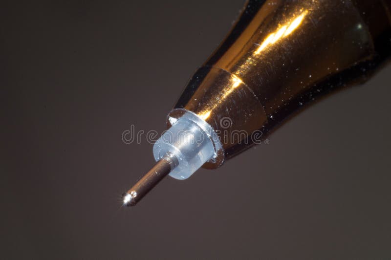 Tip of a ball point pen stock photo. Image of idea, accessories - 51469780