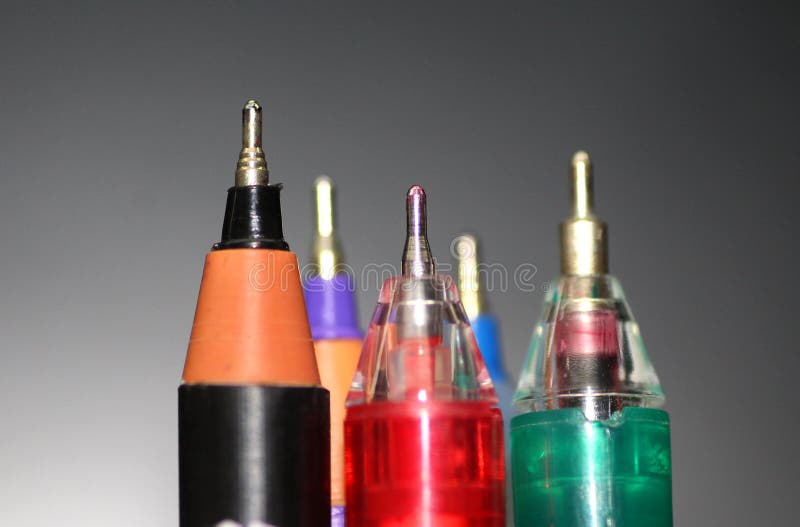 Tip of ball point pen stock image. Image of ball, shows - 158251563