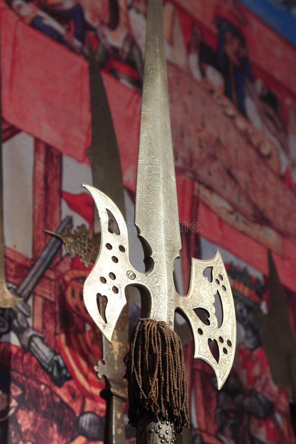 Tip of halberd closeup stock photo. Image of halberds - 76441814