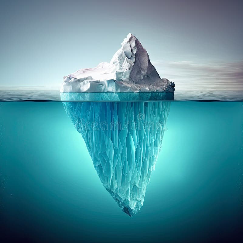 Tip of the Iceberg. Business Concept. Generative Ai. Iceberg. Success ...