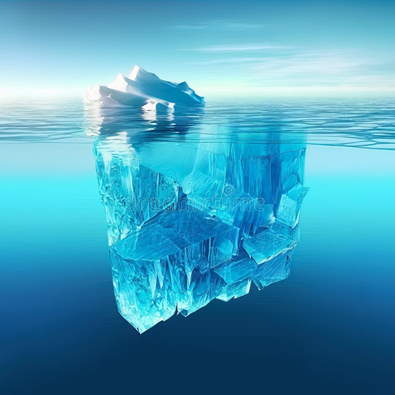 Tip of the Iceberg. Business Concept. Generative Ai. Iceberg. Success ...