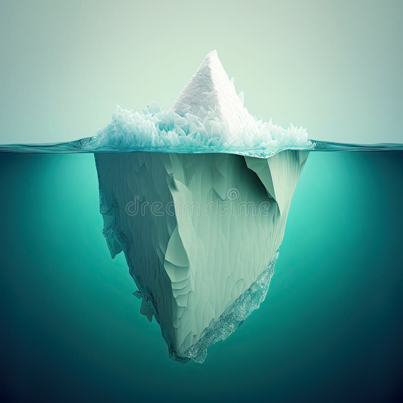 Tip of the Iceberg. Business Concept. Generative Ai. Iceberg. Success ...
