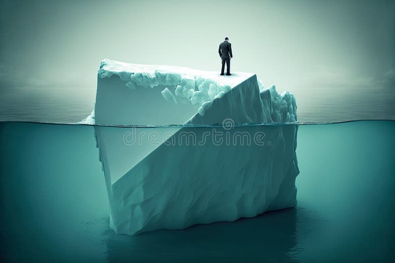 Tip of the Iceberg. Business Concept. Generative Ai. Iceberg. Success ...