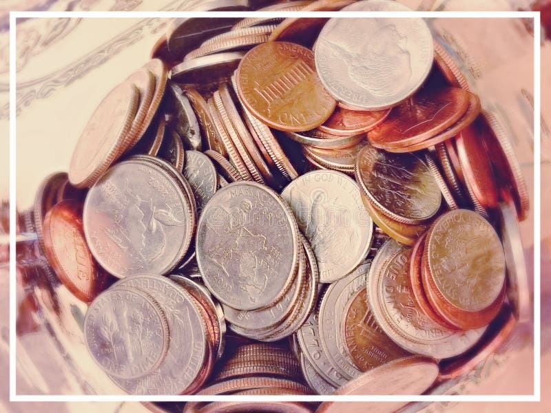 Tip Jar editorial image. Image of light, bottle, coins - 57385945