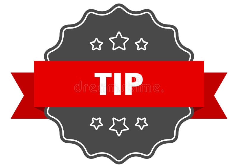 Tip label stock vector. Illustration of vector, vintage - 160024834