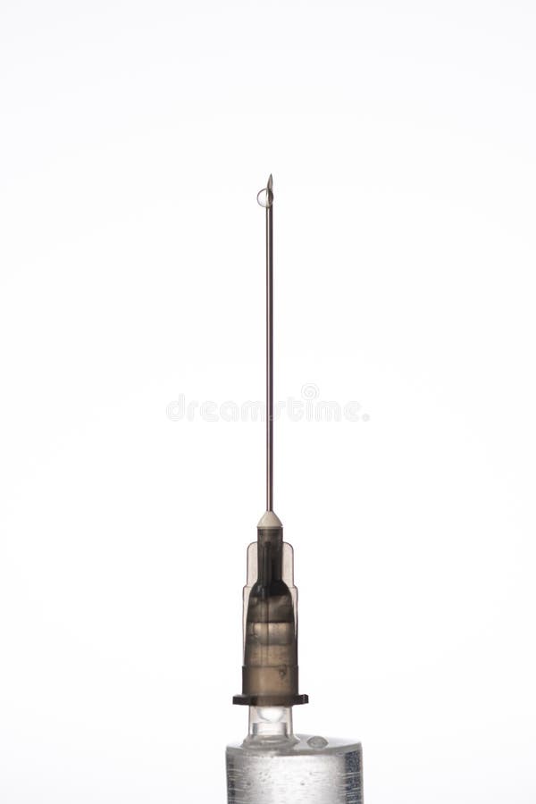 Tip of the Needle with Droplet Stock Photo - Image of pandemic ...