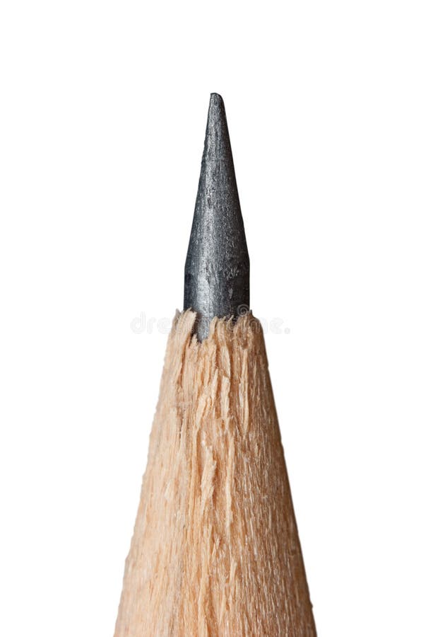 Sharp tip of a pencil stock image. Image of work, education - 17726981