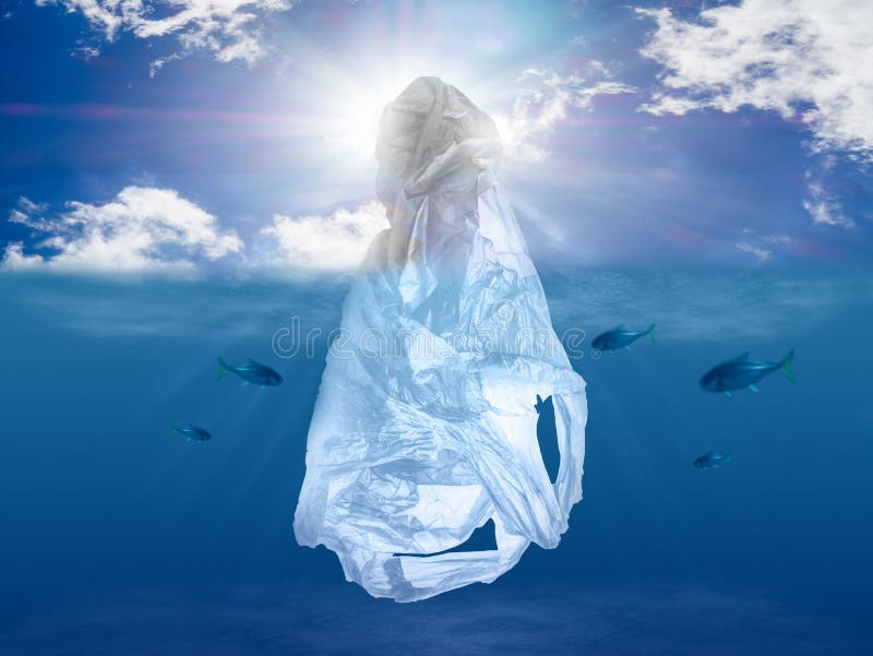The Tip of the Plastic Iceberg Pollution Stock Image - Image of ...