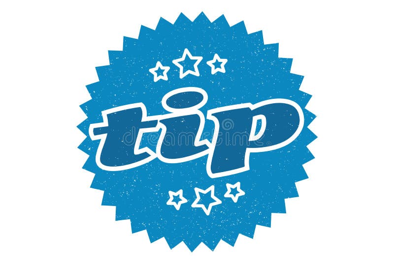 Tip Sign. Tip Vintage Retro Label Stock Vector - Illustration of ...