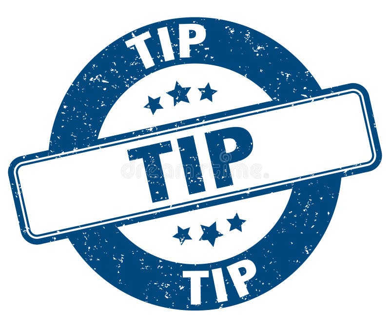 Tip Stamp. Tip Label. Round Grunge Sign Stock Vector - Illustration of ...