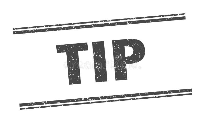 Tip Stamp. Tip Square Grunge Sign Stock Vector - Illustration of ...