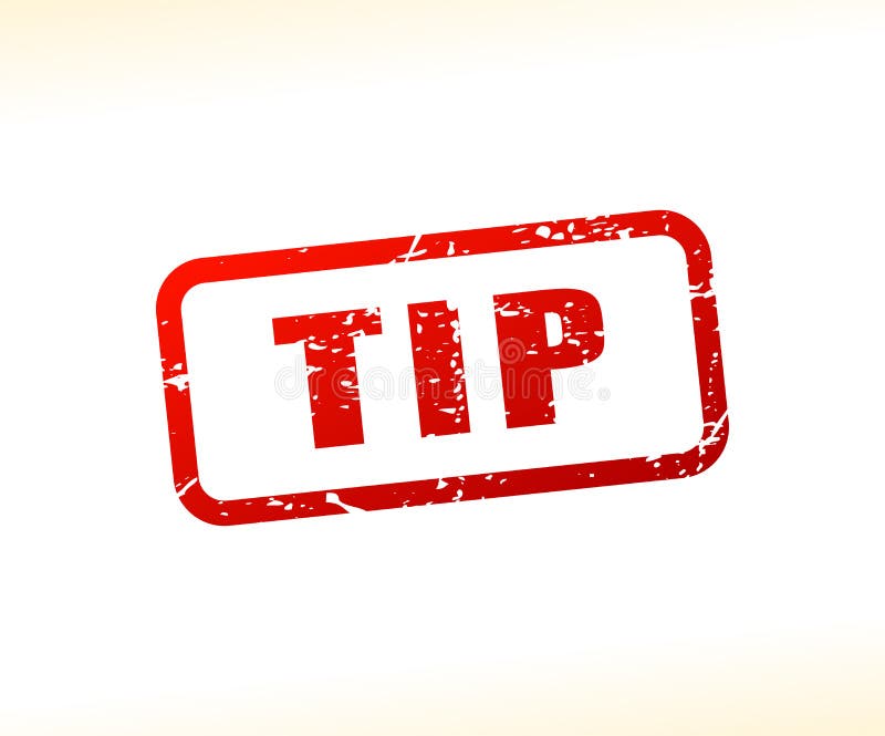 Tip text stamp stock vector. Illustration of imprint - 107568298