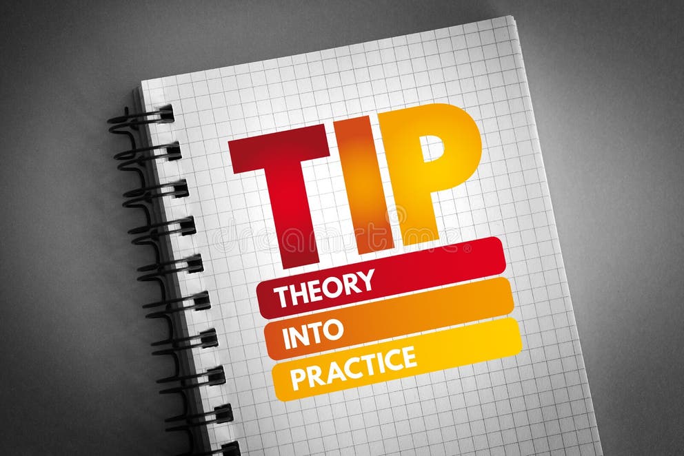 TIP - Theory into Practice Acronym on Notepad, Education Concept ...