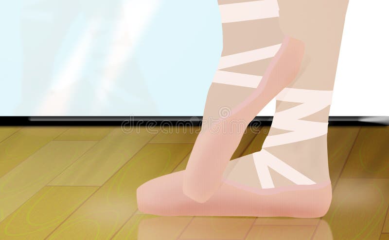 Ballet Shoes stock vector. Illustration of stage, standing - 11592859