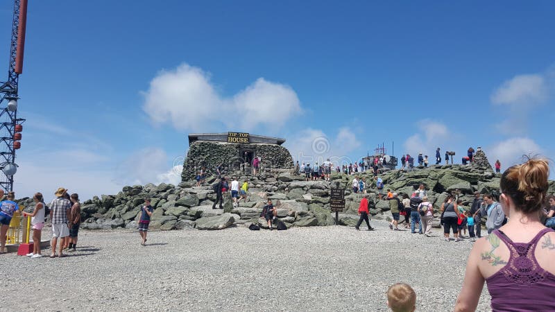 Tip Top House Top of Mount Washington Editorial Photo - Image of ...