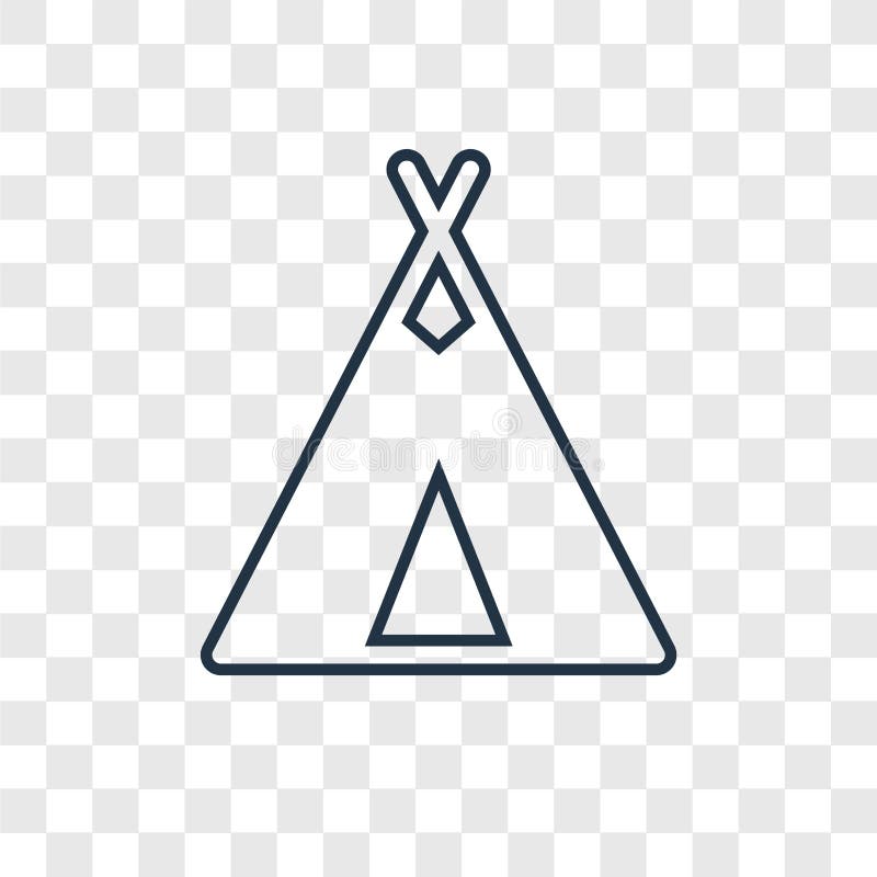 Tipi Icon Vector Isolated on White Background, Logo Concept of T Stock ...