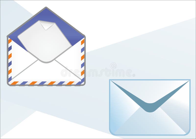 Tipi di buste illustrazione di stock. Illustrazione di icona - 62877253