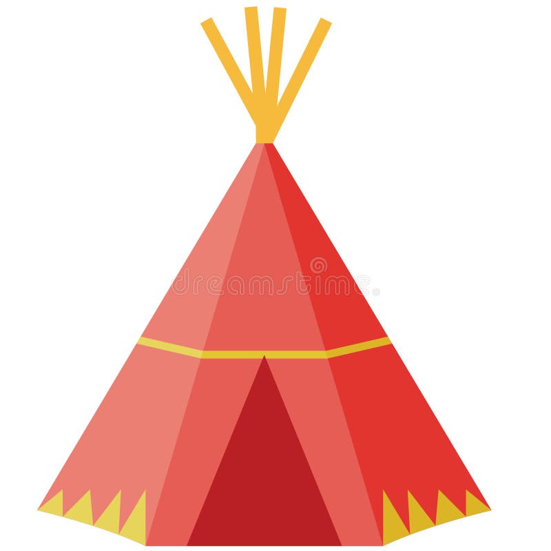 Tipi Teepee Vector Eps Illustration by Crafteroks Stock Vector ...