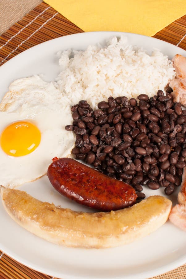 Tipical colombian lunch stock image. Image of paisa, colombian - 27561339