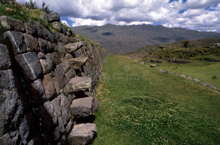 Tipon, an Inca Wonder of Hydraulic Engineering Stock Photo - Image of ...