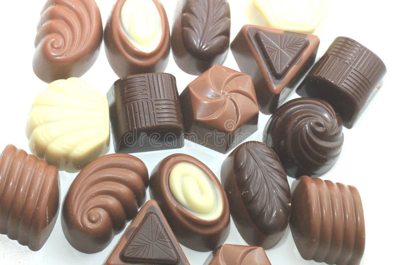 Tipos Diferentes De Chocolates Foto de Stock - Imagem de variedade ...