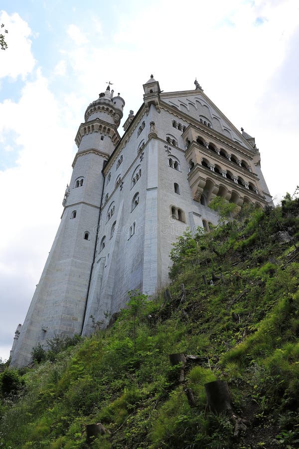 Tipos Do Castelo Antigo Do Bavarian De Neuschwanstain Imagem de Stock ...