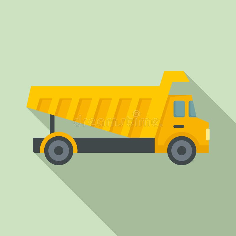 Commercial Tipper Top View Icon Stock Illustration - Illustration of ...
