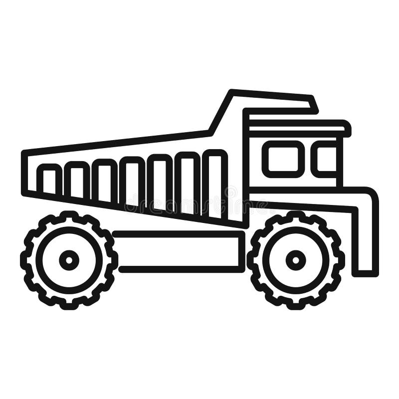 Transport Trailer Tipper Icon Stock Illustrations – 361 Transport ...