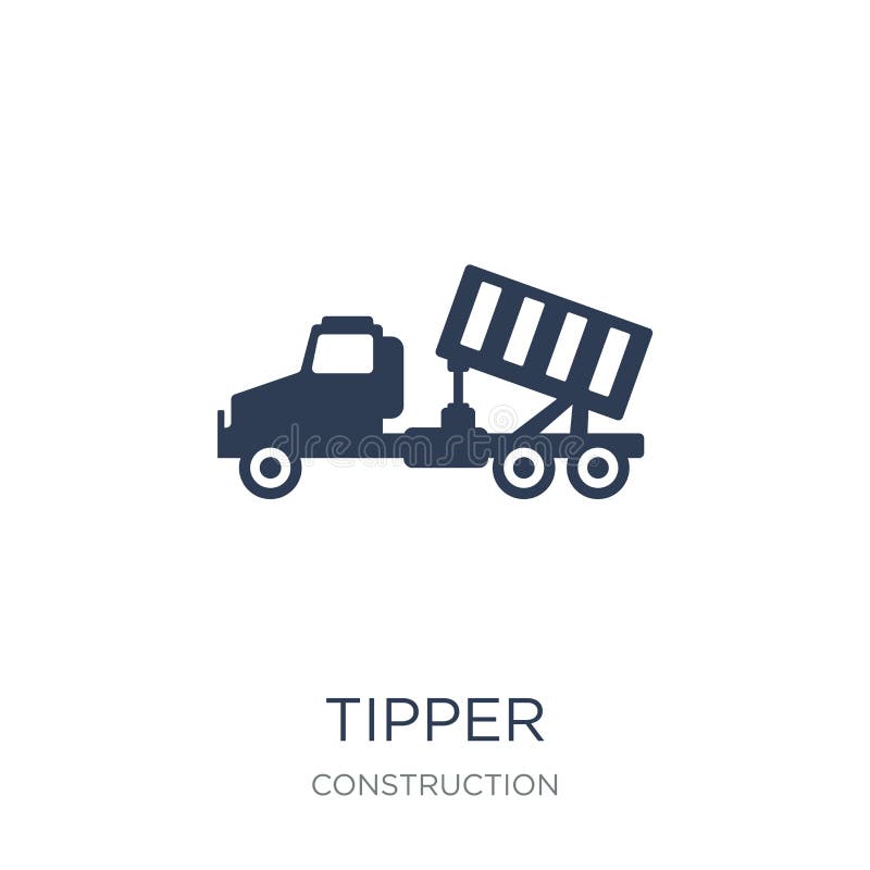 Tipper Icon. Trendy Tipper Logo Concept On White Background From Stock ...