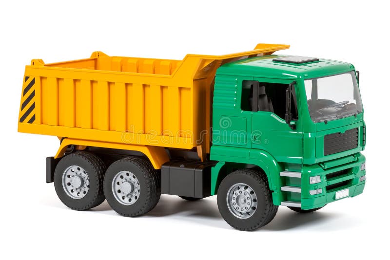 Tipper stock image. Image of transportation, green, child - 55903059