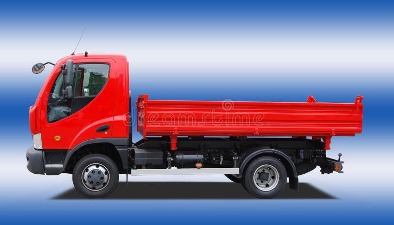 Blue lorry stock image. Image of cargo, vehicles, wheel - 6903221