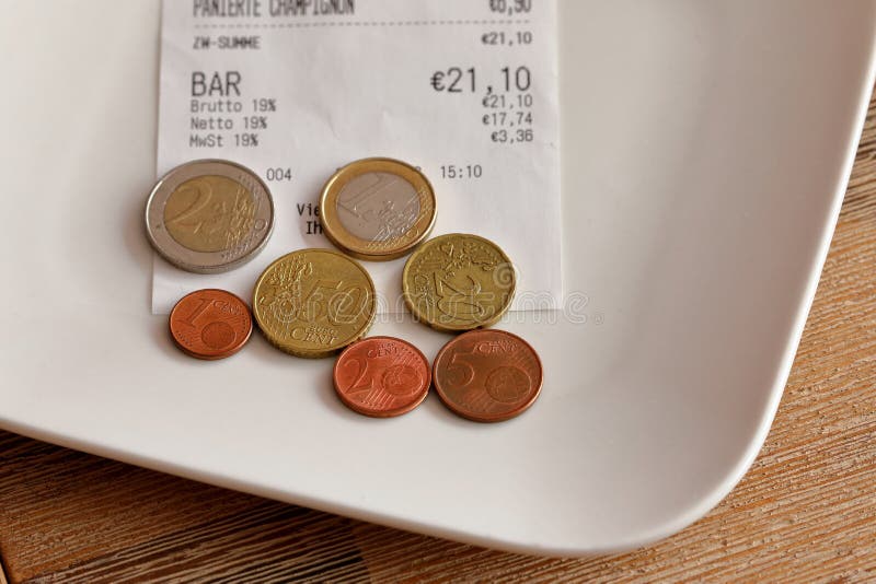 Tipping when paying stock photo. Image of donation, exchange - 120965330