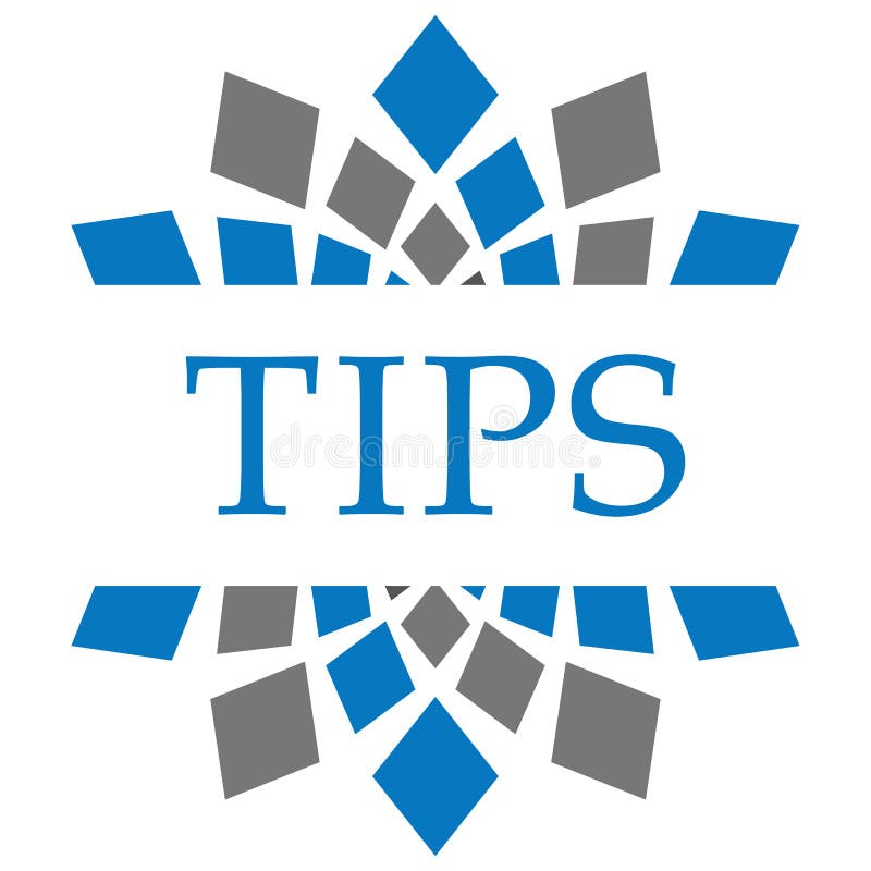 Tips Blue Grey Circular Background Stock Illustrations – 15 Tips Blue ...