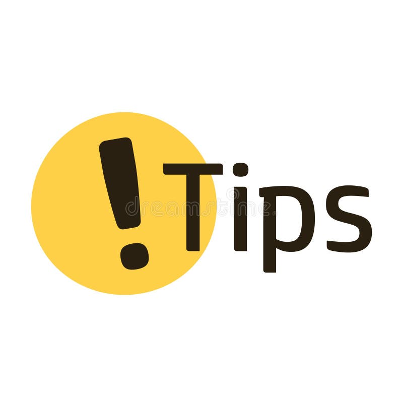 Tips Design. Clipart Image. Stock Vector - Illustration of vector, info ...