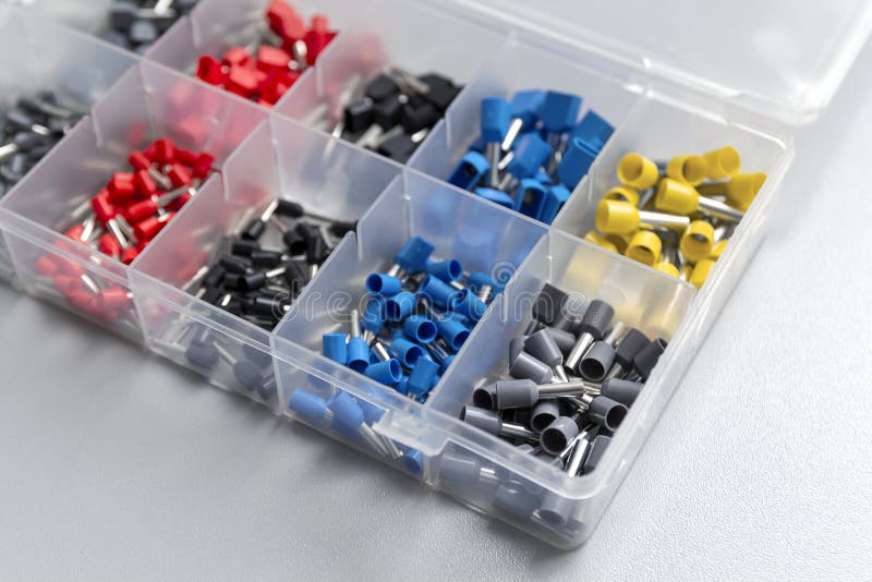 Tips of Different Sizes and Colors for Crimping Stranded Electrical ...