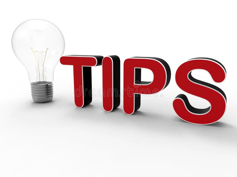 Tips And Bulb Symbol, Two Colors Hexagons Web Icons Stock Illustration ...