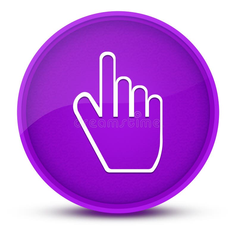 Tips Luxurious Glossy Purple Round Button Abstract Stock Illustration ...