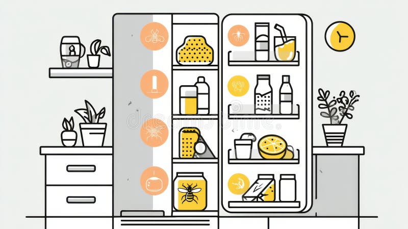 Tips for Preventing Poison in the Home Using Icons on a Fridge Door for ...