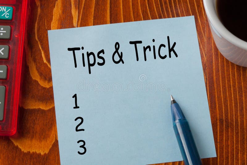 Top Tips Written on Letter Concept Stock Image - Image of popular ...