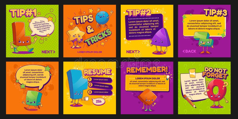 Tips and Tricks Banner Templates for Social Media Stock Photo - Image ... Tips and Tricks Banner Templates for Social Media Stock Photo - Image ...