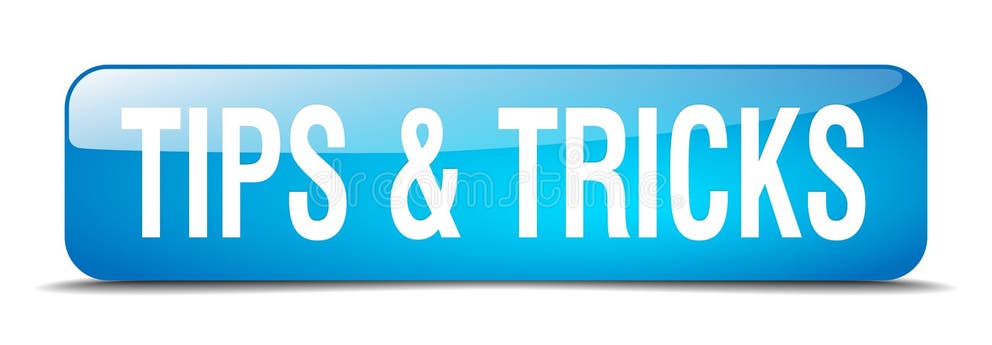 Tips & tricks button stock vector. Illustration of trick - 119885453