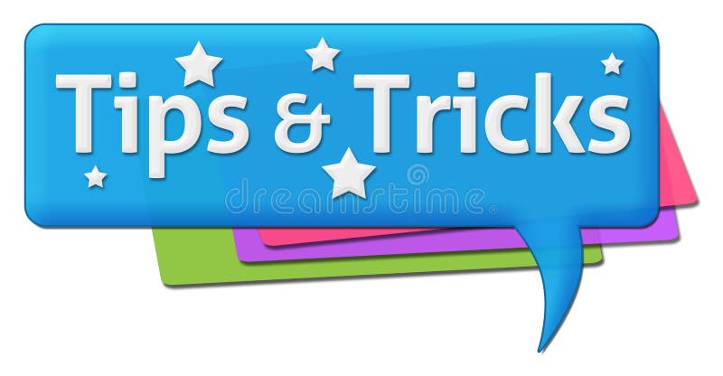 Tips and Tricks with Bulb Symbols, Two Elliptical Labels Stock ...