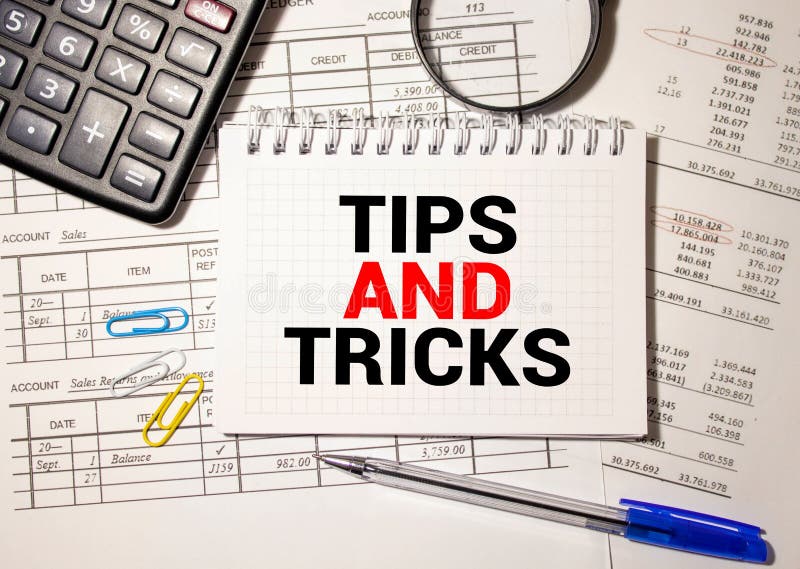 Tips and Tricks stock photo. Image of technology, tips - 21340816