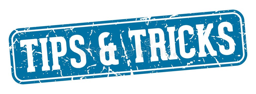 Tips and Tricks Rectangular Sign. Tips and Tricks Stamp Stock Vector ...