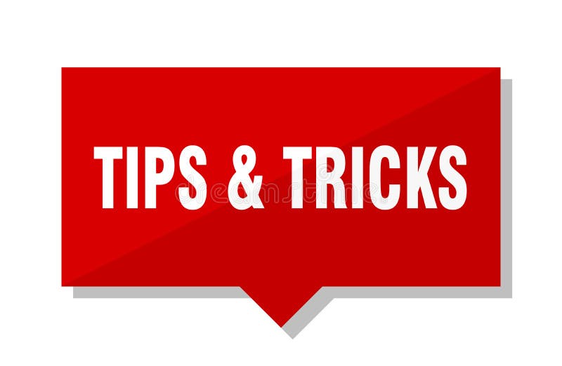 Tips & Tricks Price Tag Stock Vector - Illustration of tips, speak ...