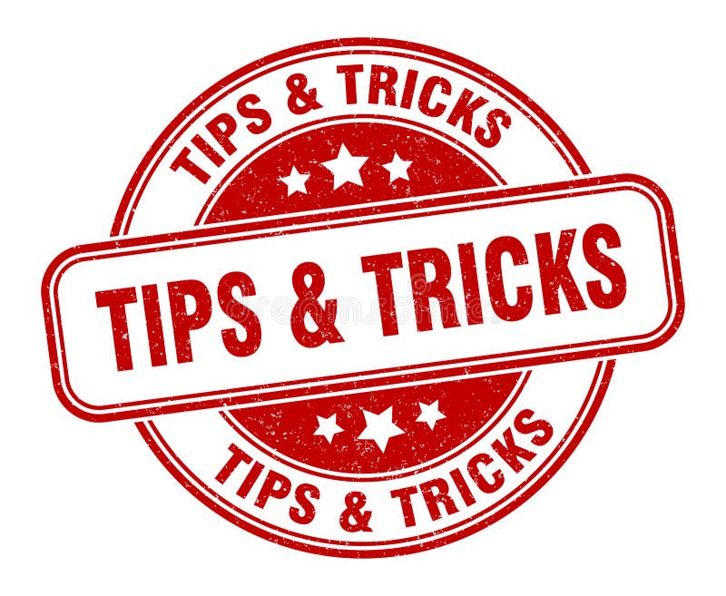 Tips & Tricks Banner Template. Tips & Tricks Ribbon Label Stock Vector ...