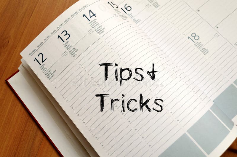 Tips and Tricks Write on Notebook Stock Image - Image of helpful ... Tips and Tricks Write on Notebook Stock Image - Image of helpful ...